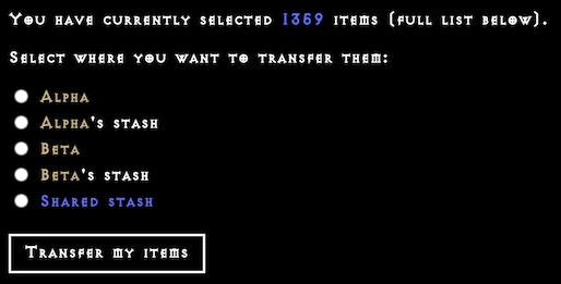 Diablo 2 Collection Manager